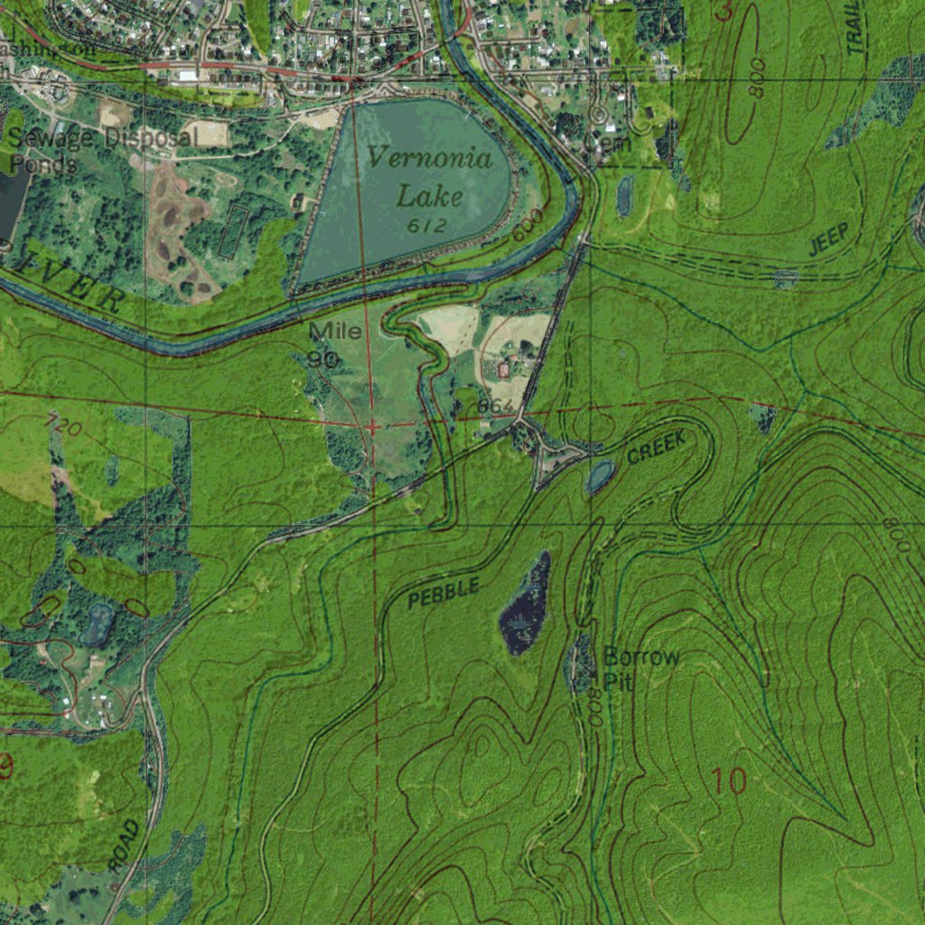 OR-Vernonia: GeoChange 1973-2012 Map by Western Michigan University ...