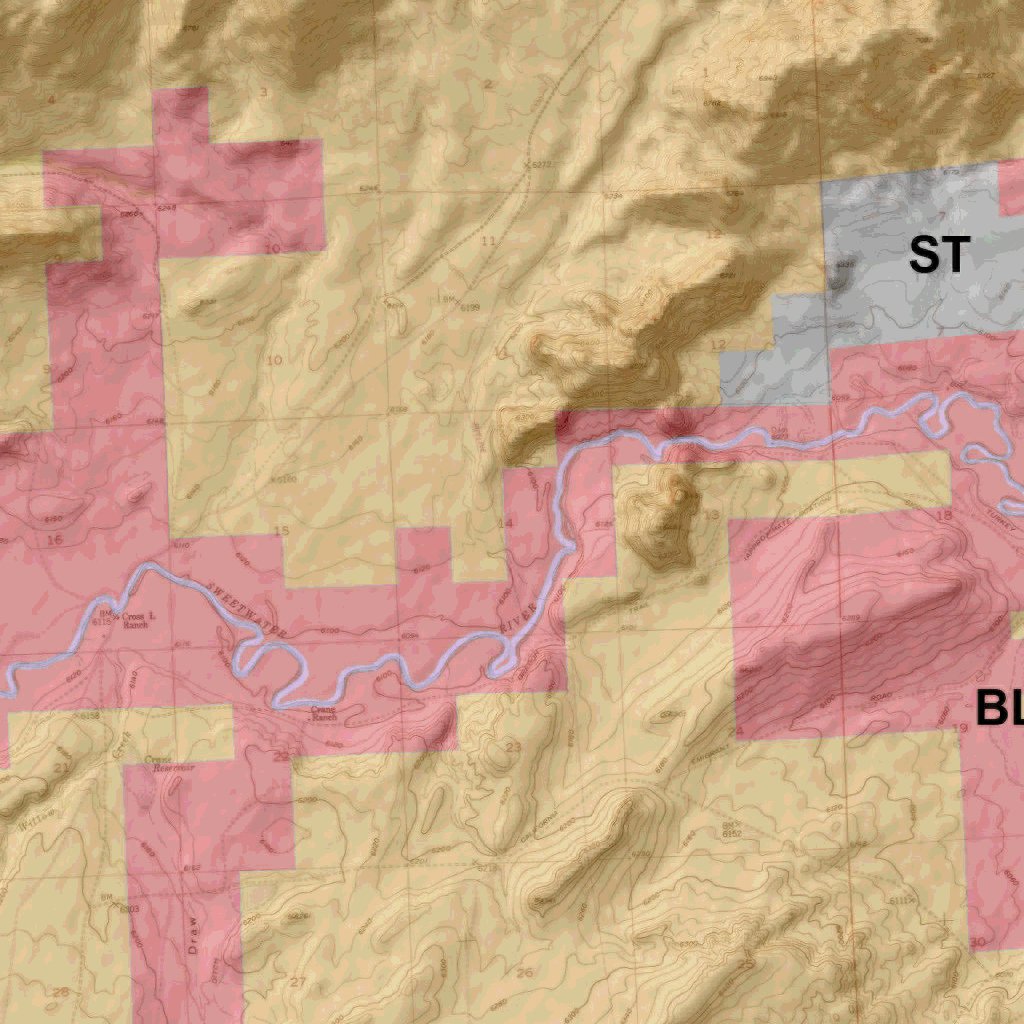 Wyoming Antelope Hunt Area 68 - Hunt Wyoming Map by Map the Xperience ...