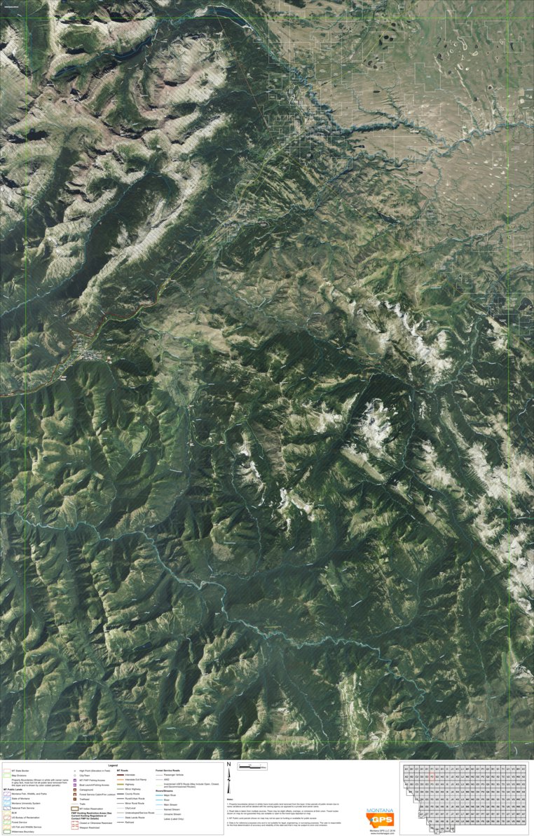 MT Aerial View F2 Map by MontanaGPS | Avenza Maps