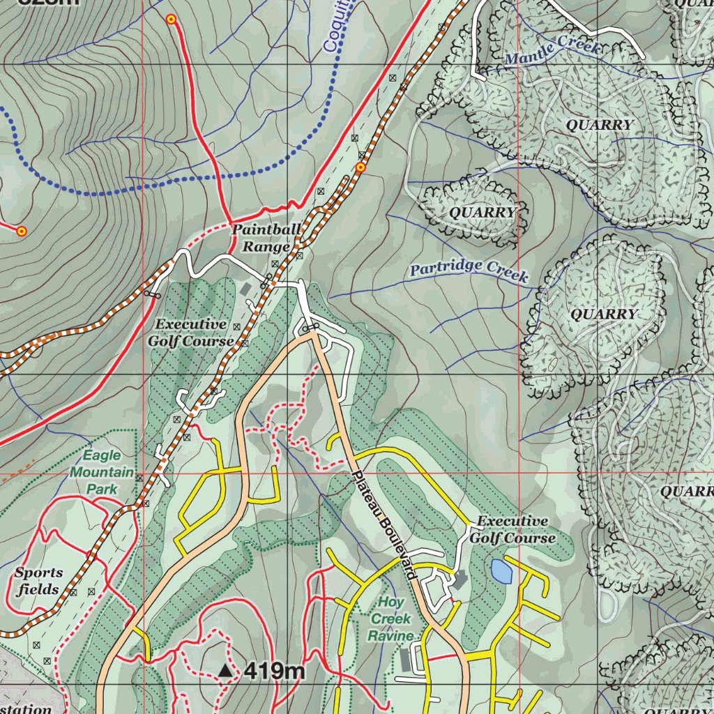 Tri-Cities Hiking and Biking Map (West Sheet) by Canadian Map Makers ...