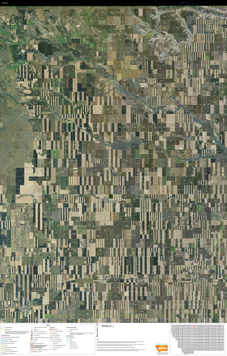 MT Aerial View K1 Map by MontanaGPS | Avenza Maps