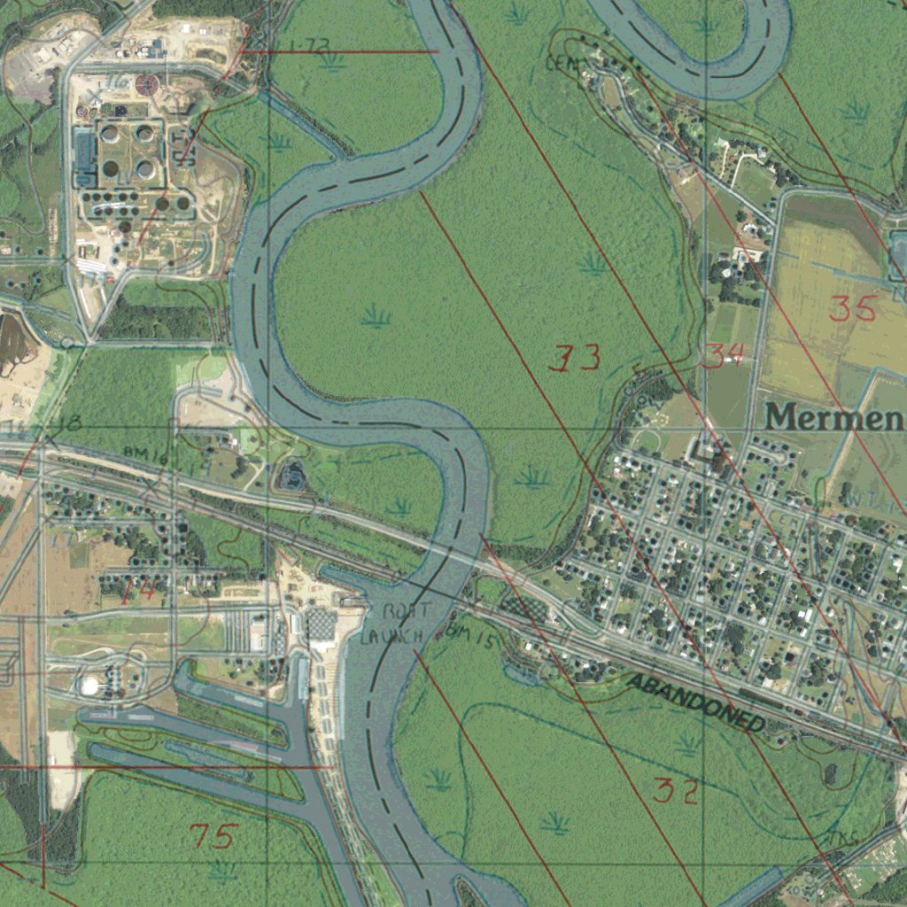 LA-Mermentau: GeoChange 1981-2010 Map by Western Michigan University ...