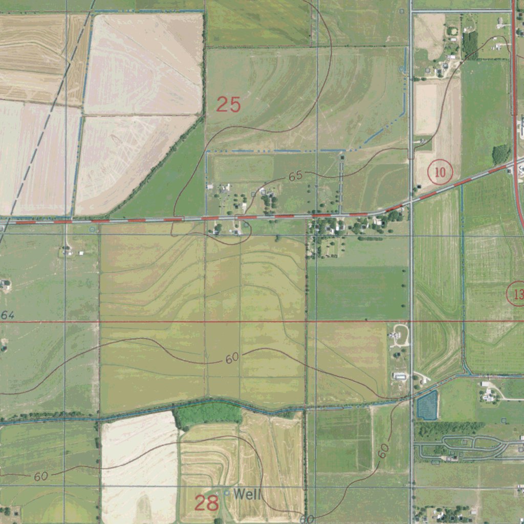 LA-Mamou: GeoChange 1980-2010 Map by Western Michigan University ...