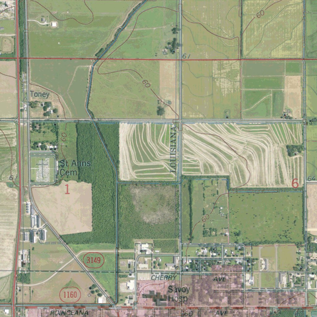 LA-Mamou: GeoChange 1980-2010 Map by Western Michigan University ...