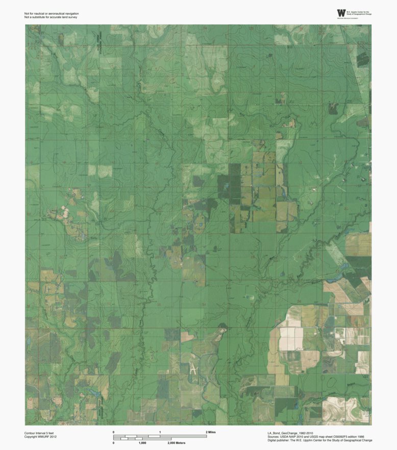 LA-Bond: GeoChange 1982-2010 Map by Western Michigan University ...