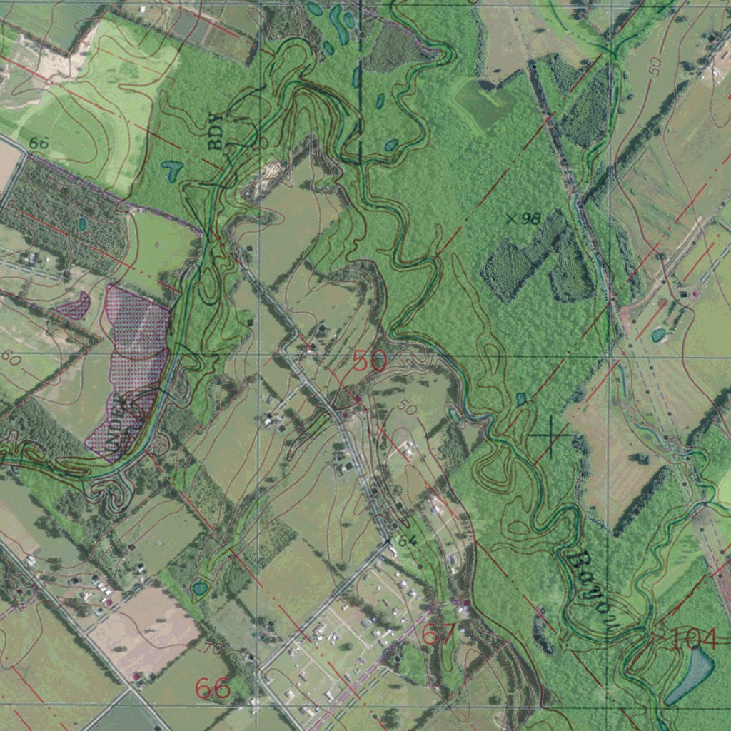 LA-Tate Cove: GeoChange 1980-2010 Map by Western Michigan University ...