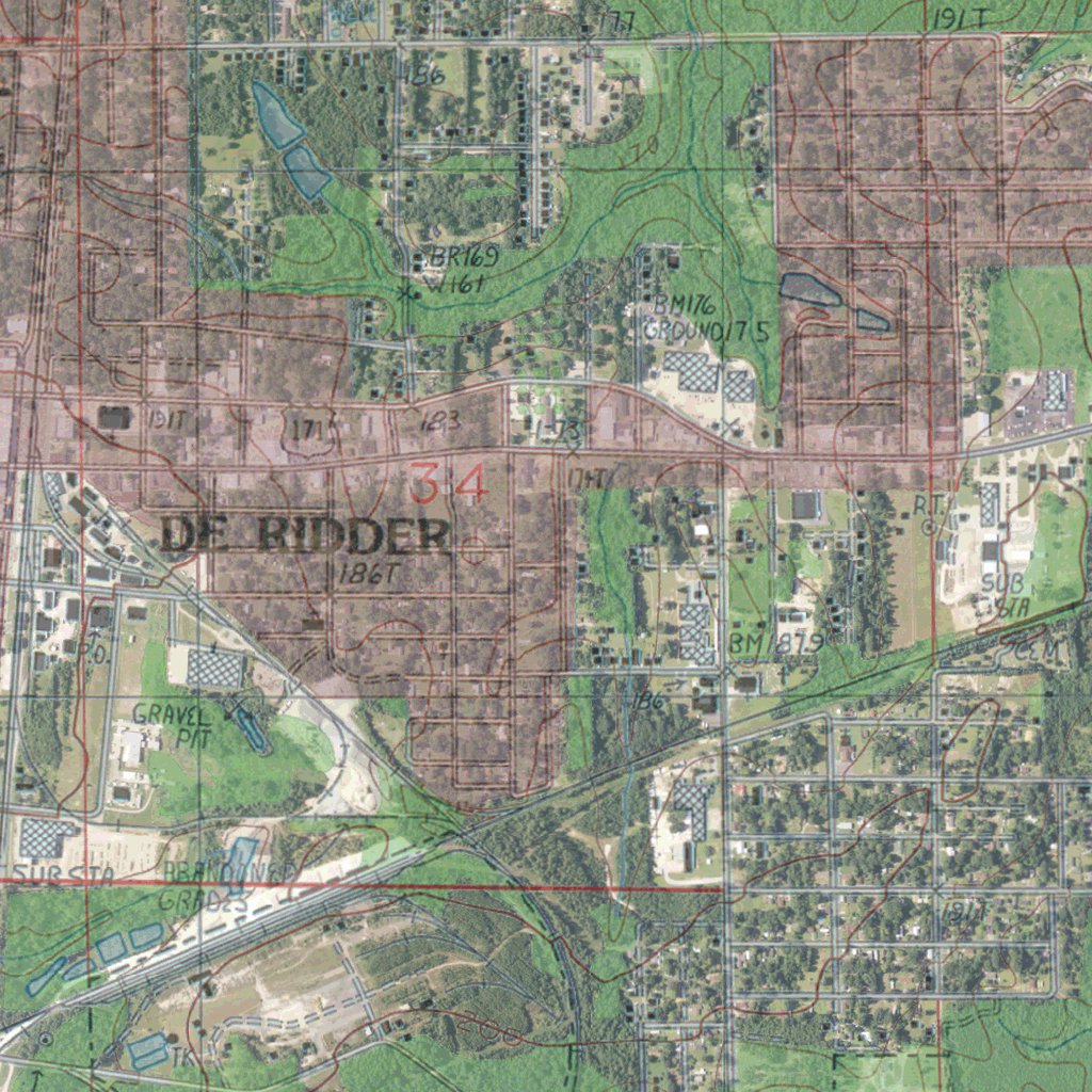 LA-Deridder: GeoChange 1994-2010 Map by Western Michigan University ...