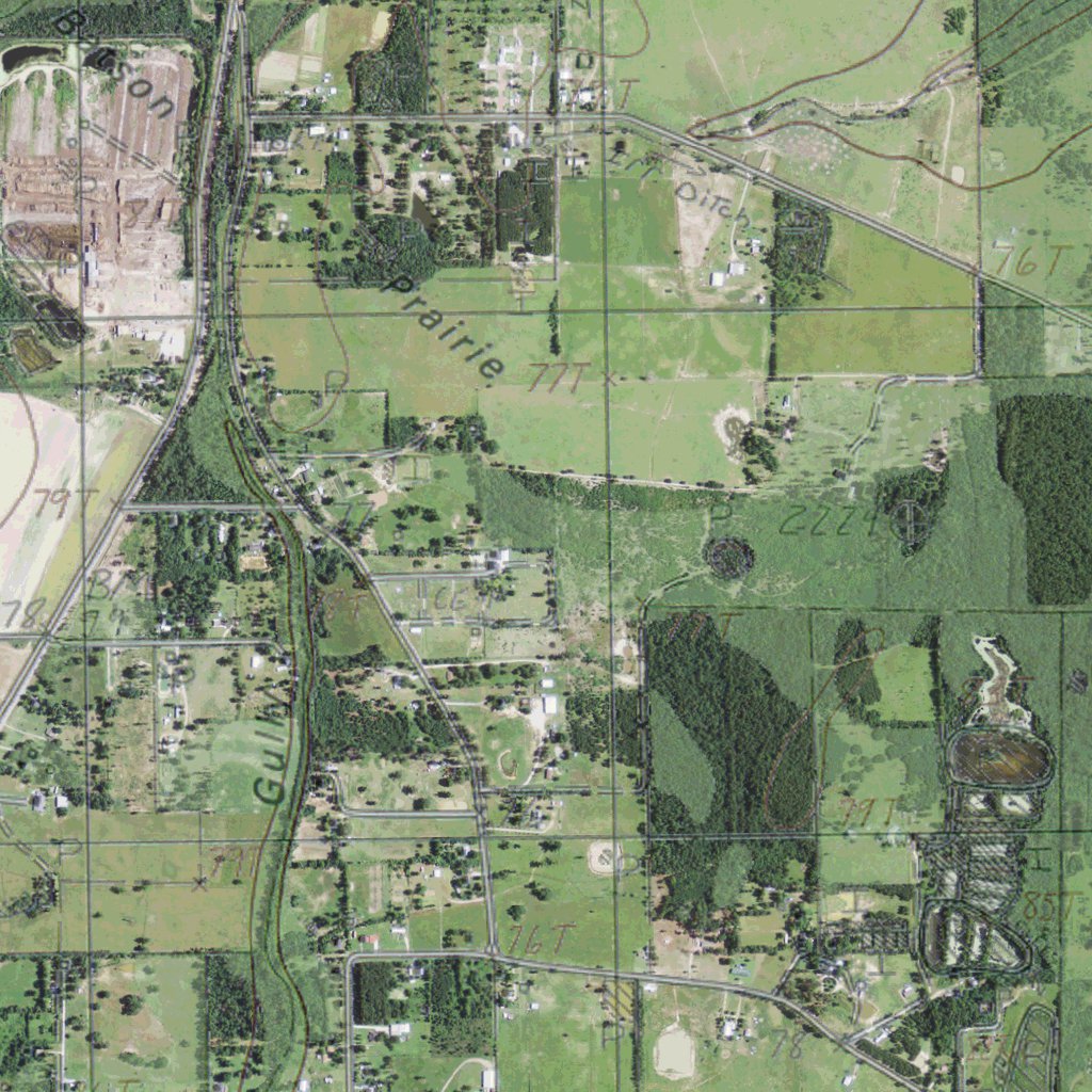 TX-Thorson Gully: GeoChange 1976-2012 Map by Western Michigan ...