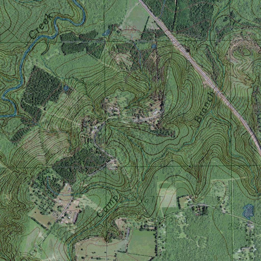 TX-Town Bluff: GeoChange 1976-2012 Map by Western Michigan University ...