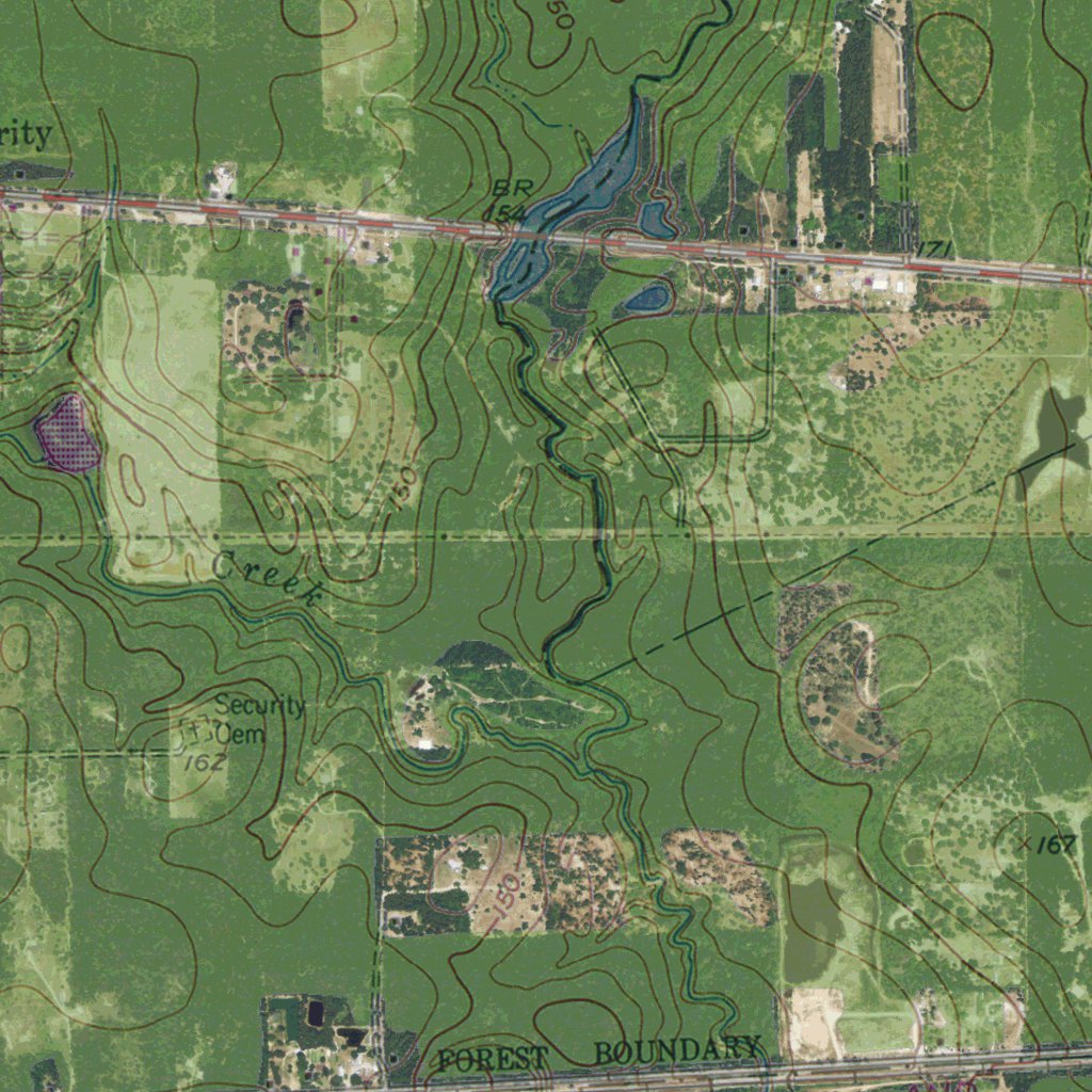TX-Fostoria: GeoChange 1957-2012 Map by Western Michigan University ...