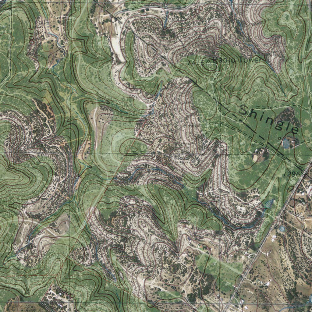 TX-Shingle Hills: GeoChange 1985-2012 Map by Western Michigan ...