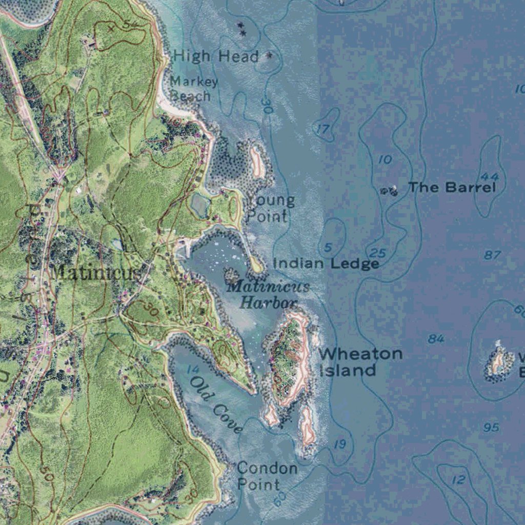 ME-Matinicus: GeoChange 1952-2011 Map by Western Michigan University ...