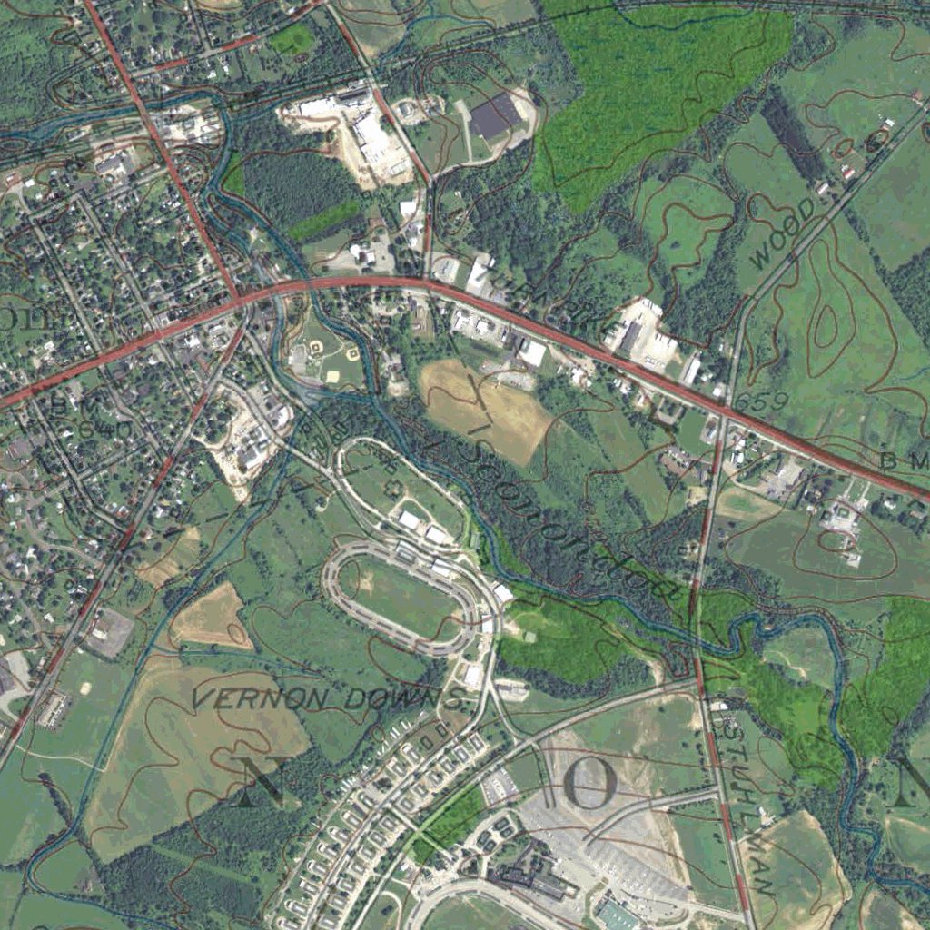 NY-Vernon: GeoChange 1941-2011 Map by Western Michigan University ...