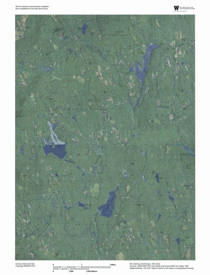 NH-Deering: GeoChange 1981-2012 Map by Western Michigan University ...