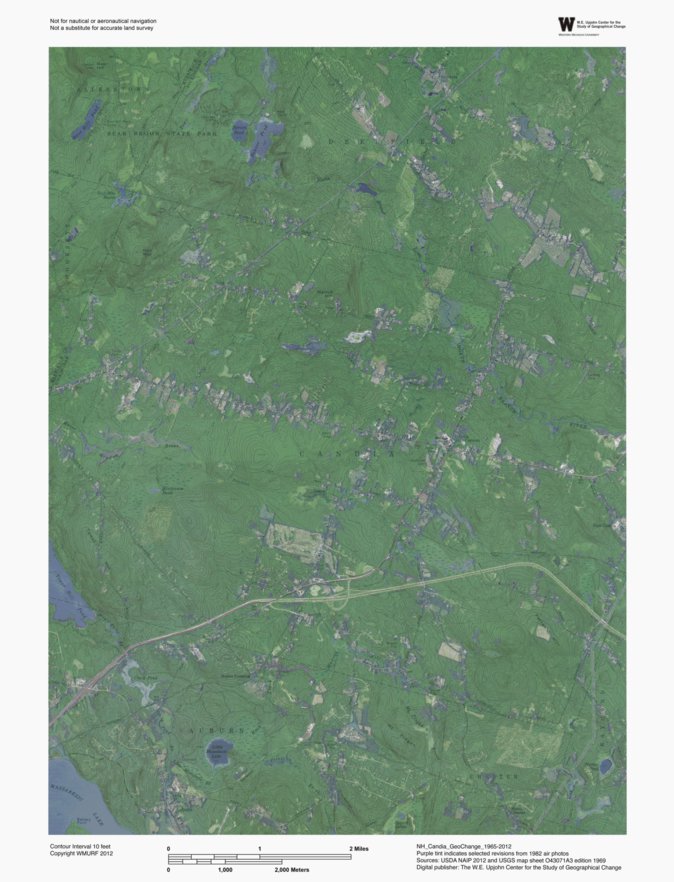 NH-Candia: GeoChange 1965-2012 Map by Western Michigan University ...