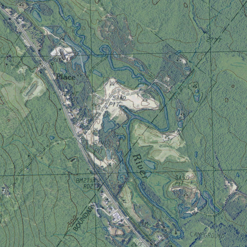 NH-Baxter Lake: GeoChange 1981-2012 Map by Western Michigan University ...