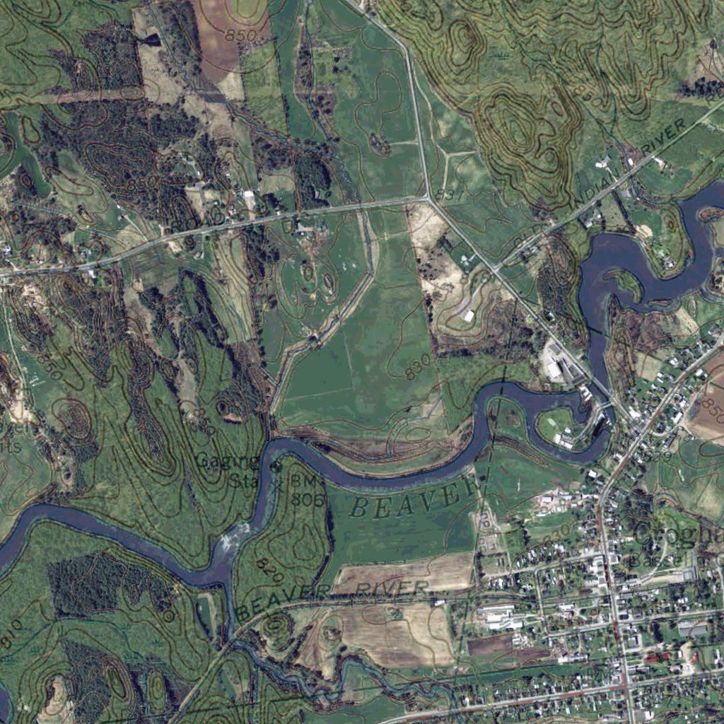 NY-Croghan: GeoChange 1966-2011 Map by Western Michigan University ...