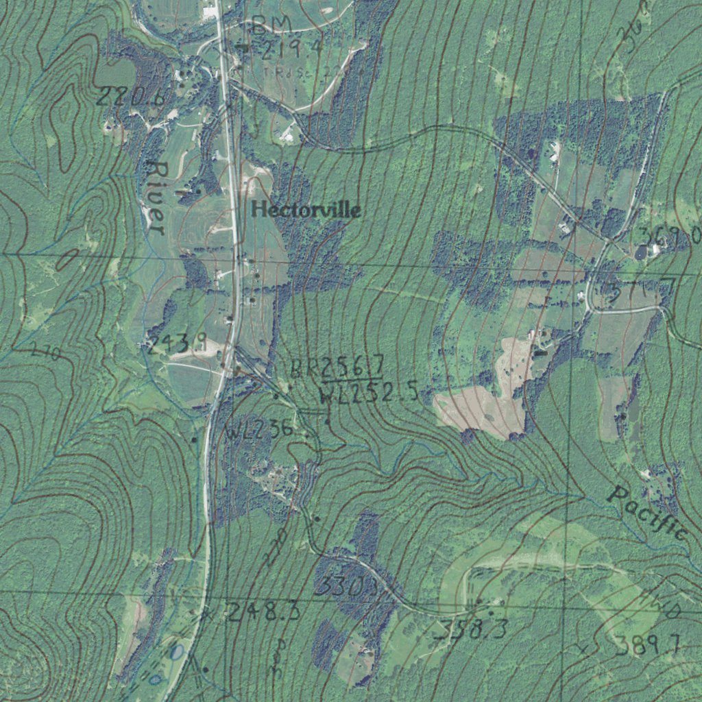 VT-Hazens Notch: GeoChange 1980-2012 Map by Western Michigan University ...