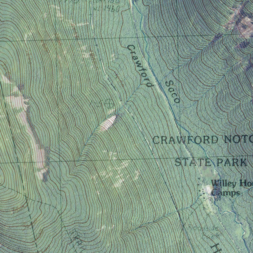 NH-Crawford Notch: GeoChange 1981-2012 Map by Western Michigan ...