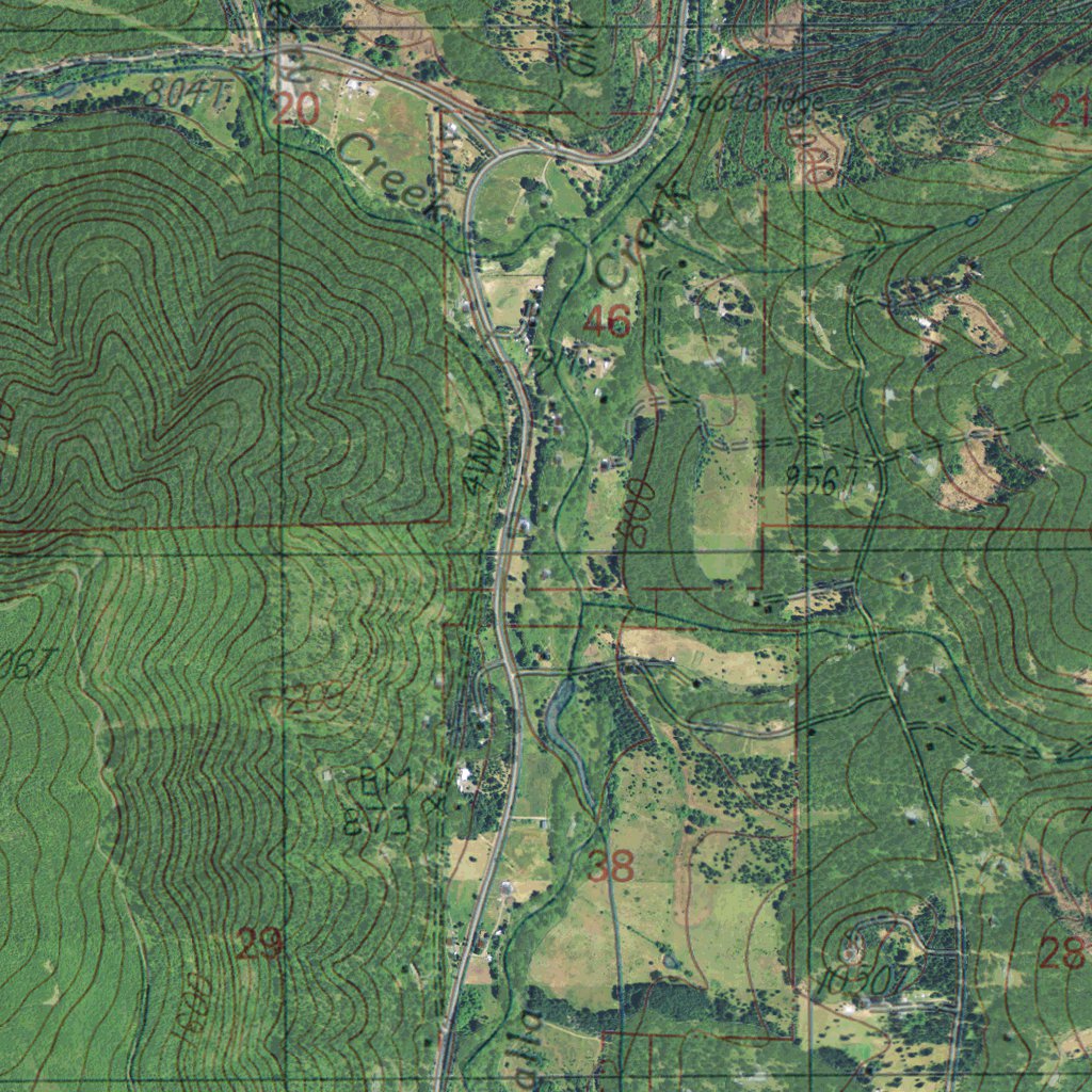 OR-Tenmile: GeoChange 1984-2012 Map by Western Michigan University ...
