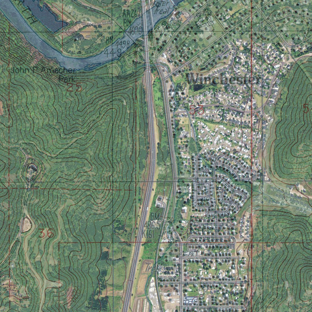 OR-Winchester: GeoChange 1982-2012 Map by Western Michigan University ...