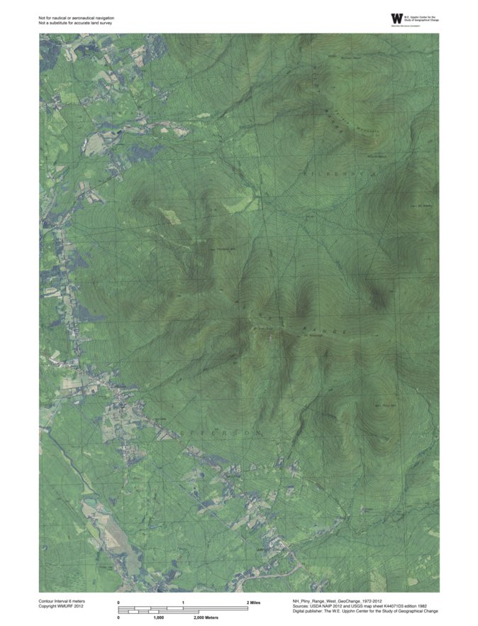 NH-Pliny Range West: GeoChange 1972-2012 Map by Western Michigan ...