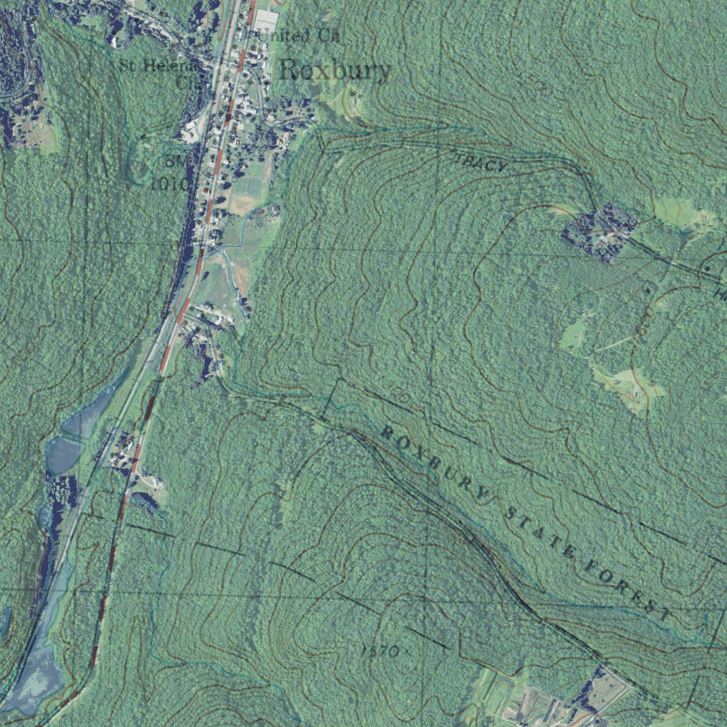VT-Roxbury: GeoChange 1973-2012 Map by Western Michigan University ...