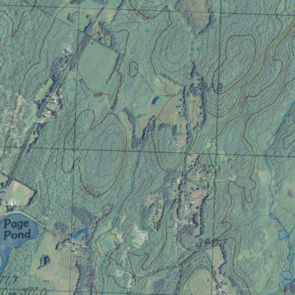 VT-Craftsbury: GeoChange 1980-2012 Map by Western Michigan University ...