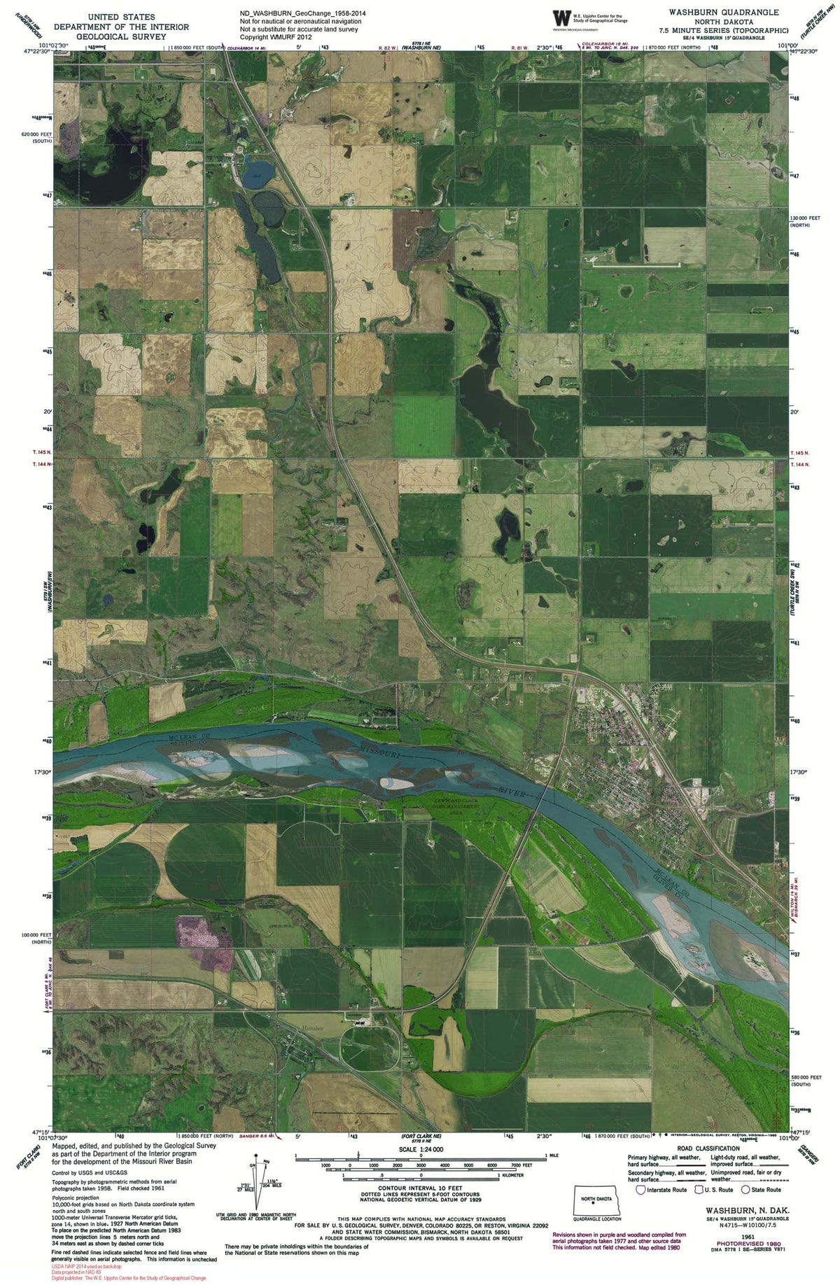 Cross Ranch State Park, North Dakota (Bundle) Map by Western Michigan ...