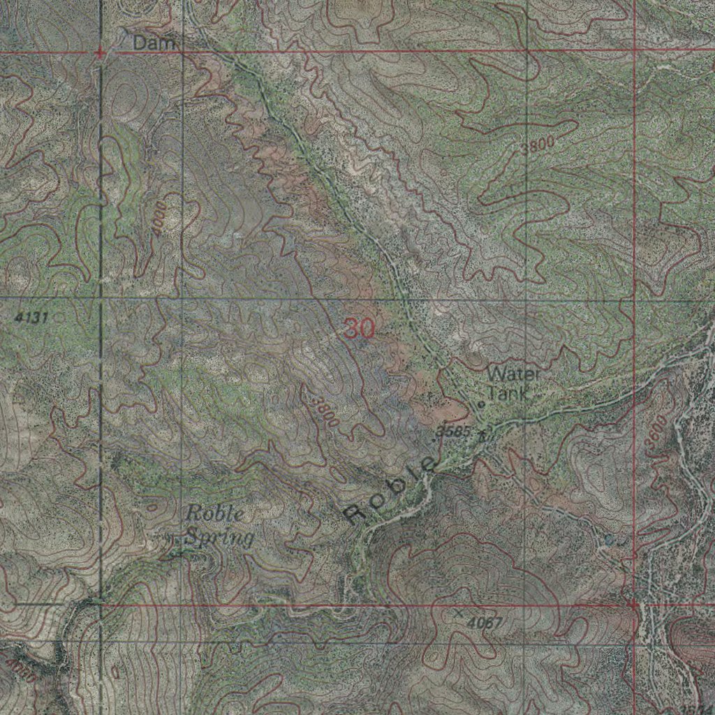 AZ-Soza Canyon: GeoChange 1975-2010 Map by Western Michigan University ...
