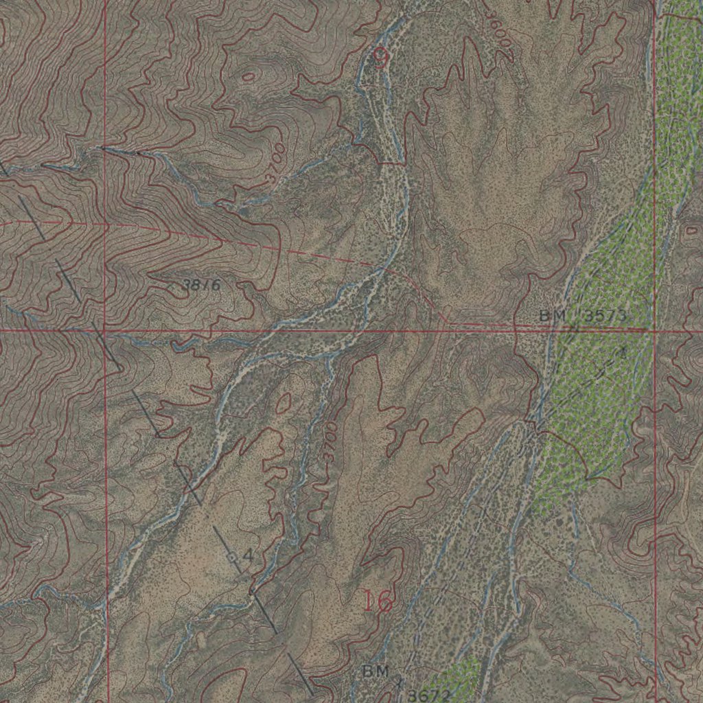 AZ-Telegraph Wash: GeoChange 1971-2010 Map by Western Michigan ...