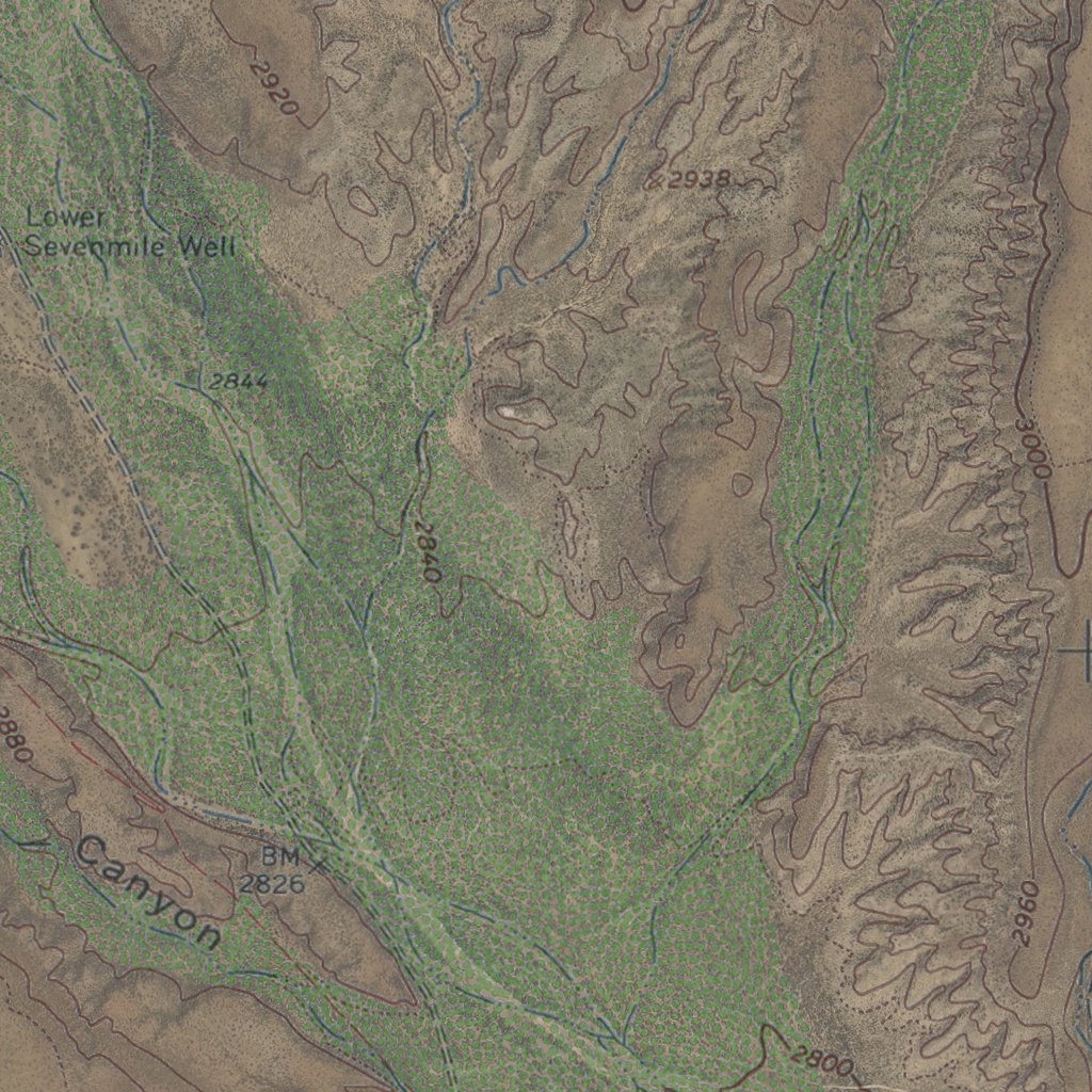 AZ-Natural Corral: GeoChange 1964-2010 Map by Western Michigan ...