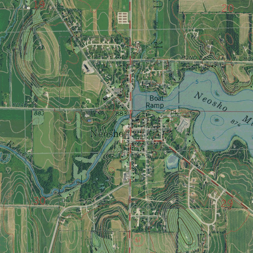 WI-HUSTISFORD: GeoChange 1975-2015 Map by Western Michigan University ...