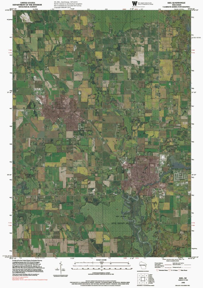 WI-KIEL: GeoChange 1973-2015 Map by Western Michigan University ...
