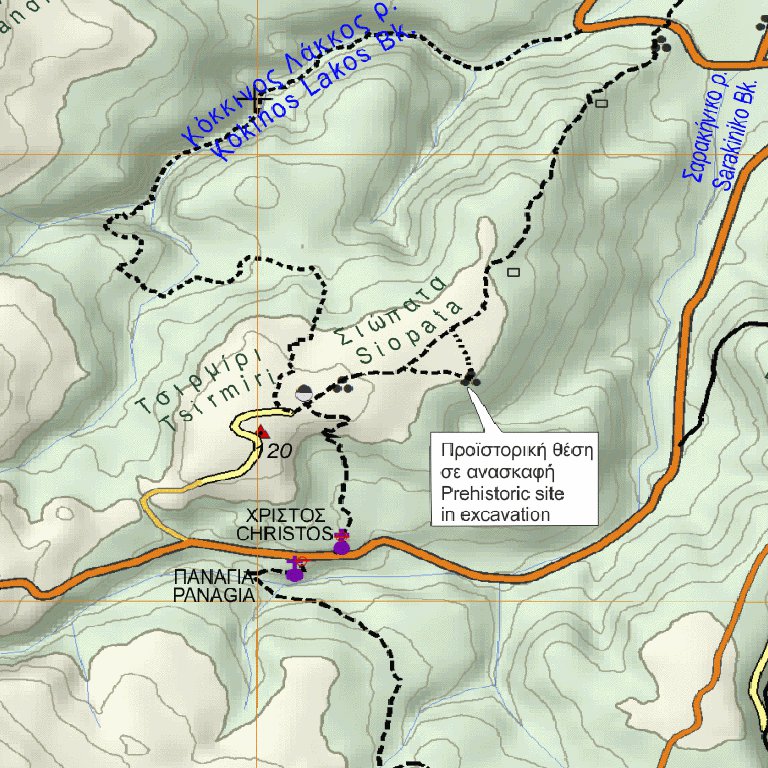 Gavdos island, Greece Map by Anavasi editions | Avenza Maps