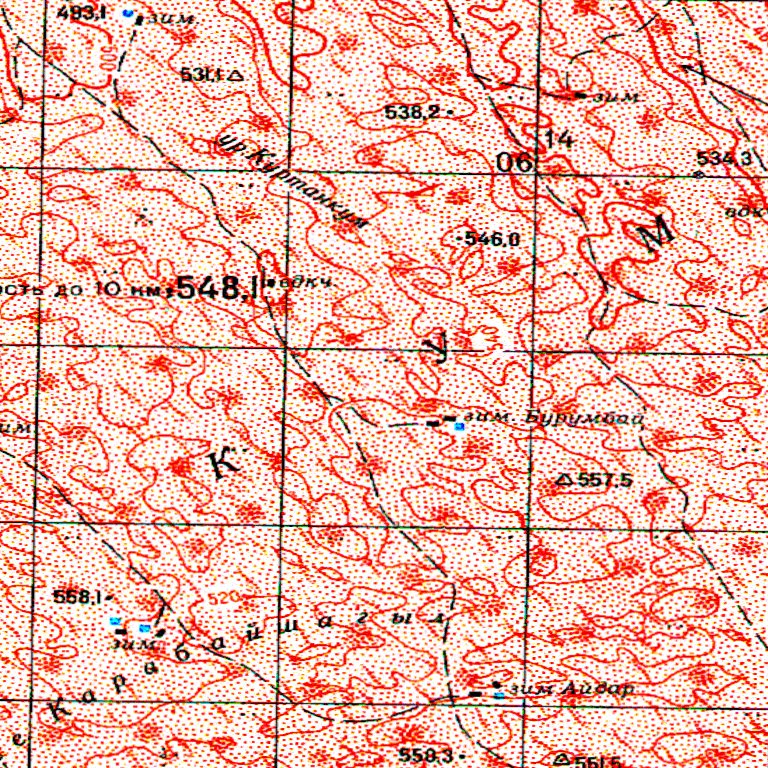 Soviet Genshtab - l43-141 - Kazakhstan Map by Avenza Systems Inc ...