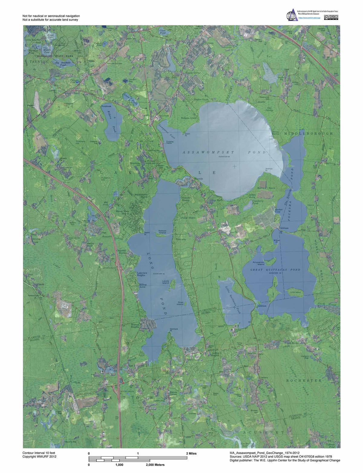 Massasoit State Park, Massachusetts (Bundle) Map by Western Michigan ...