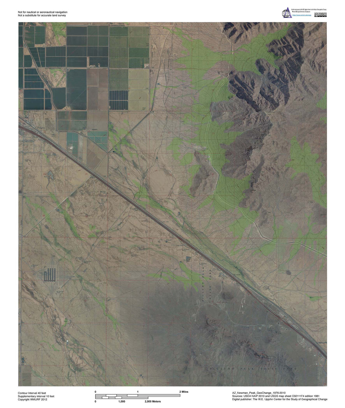 Picacho Peak State Park, Arizona (Bundle) Map by Western Michigan ...