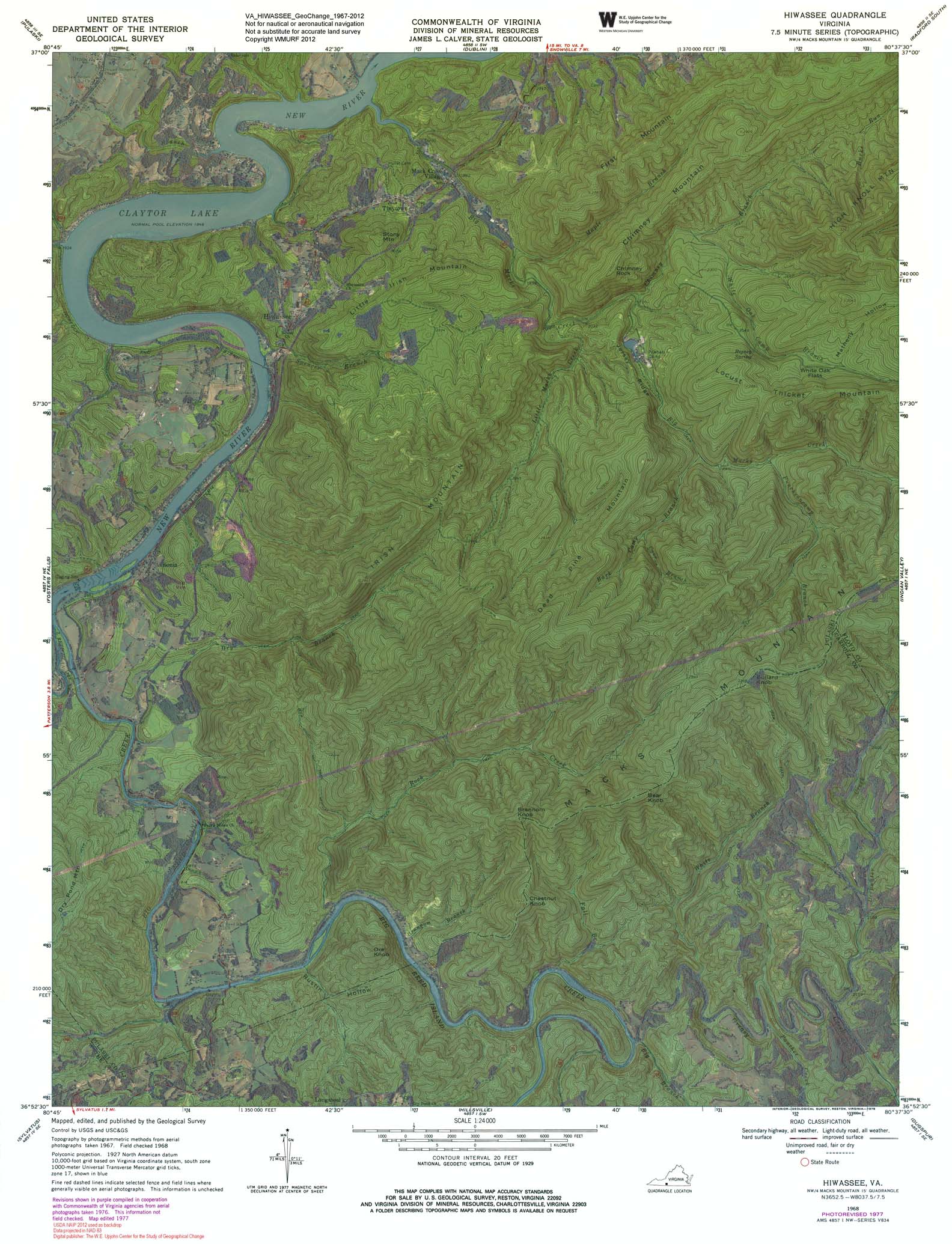 New River Trail State Park, Virginia (Bundle) Map by Western Michigan ...