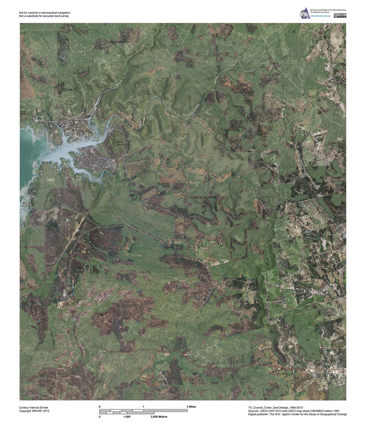 Inks Lake State Park, Texas (Bundle) Map by Western Michigan University ...