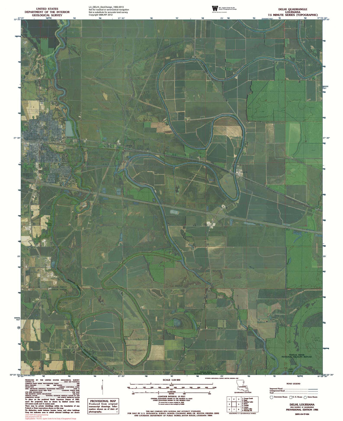 Poverty Point Reservoir State Park, Louisiana (Bundle) Map by Western ...