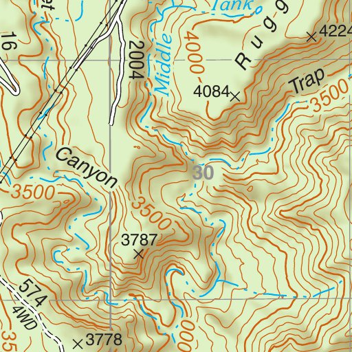 Tonto National Forest Quadrangle: BLOODY BASIN Map by US Forest Service ...