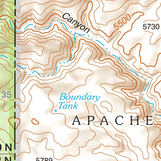 Tonto National Forest Quadrangle: GENTRY MOUNTAIN Map by US Forest ...