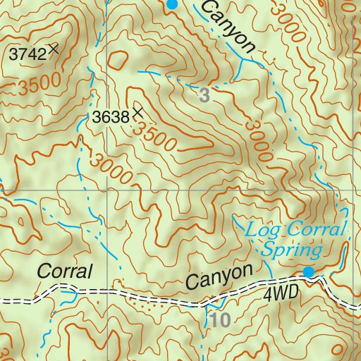 Tonto National Forest Quadrangle: MAVERICK MOUNTAIN Map by US Forest ...