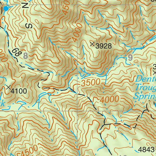 Tonto National Forest Quadrangle: TONTO BASIN Map by US Forest Service ...
