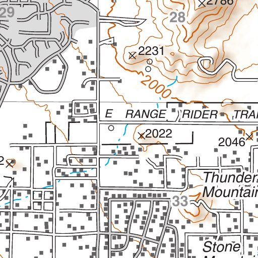 Tonto National Forest Quadrangle: BUCKHORN Map by US Forest Service R3 ...