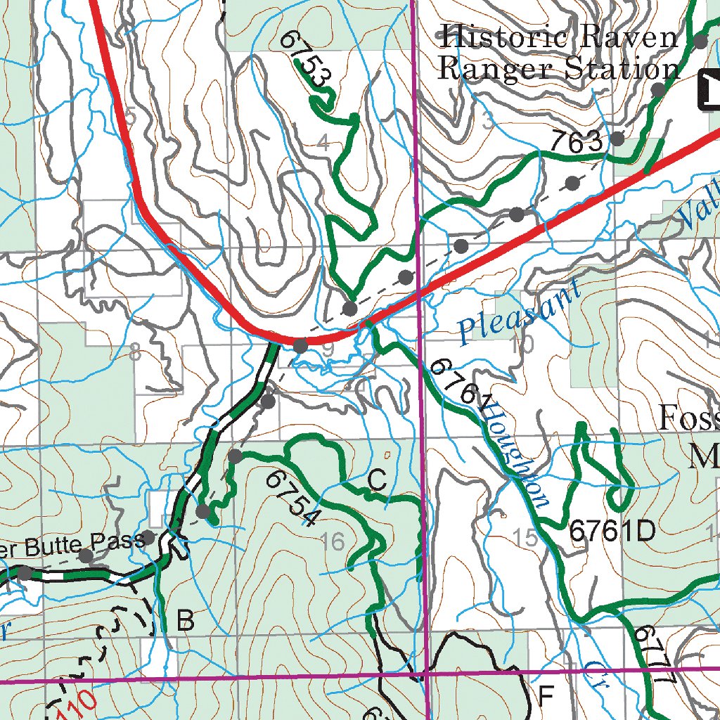 Kootenai NF District Map Libby South 2011 by US Forest Service R1 ...