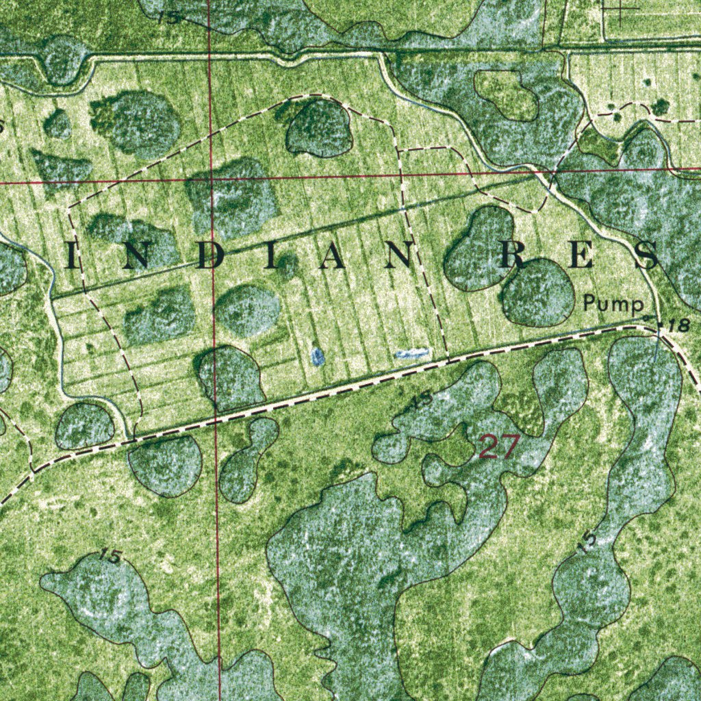 FL-GODDENS STRAND: ORTHOPHOTOMAP 1974 Map by Western Michigan ...