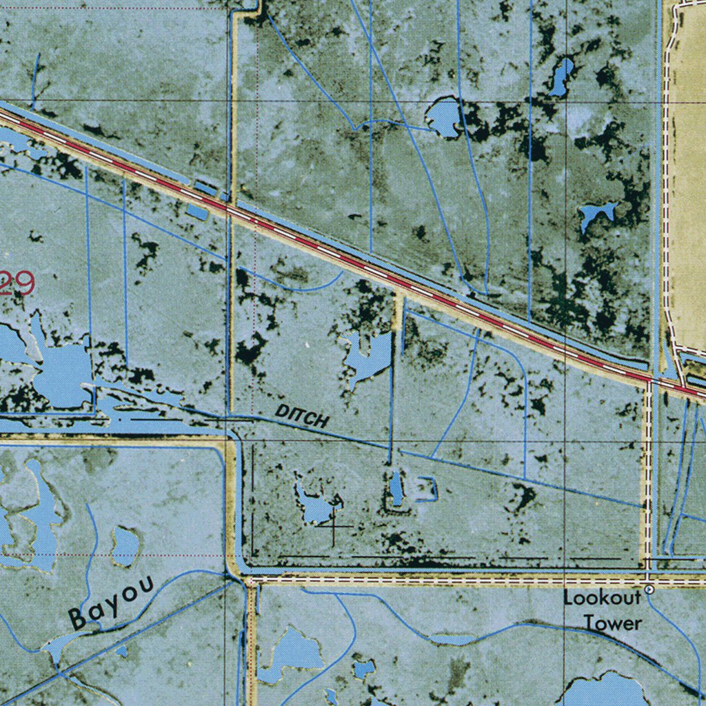 LA-FLOATING TURF BAYOU: ORTHOPHOTOMAP 1979 Map by Western Michigan ...