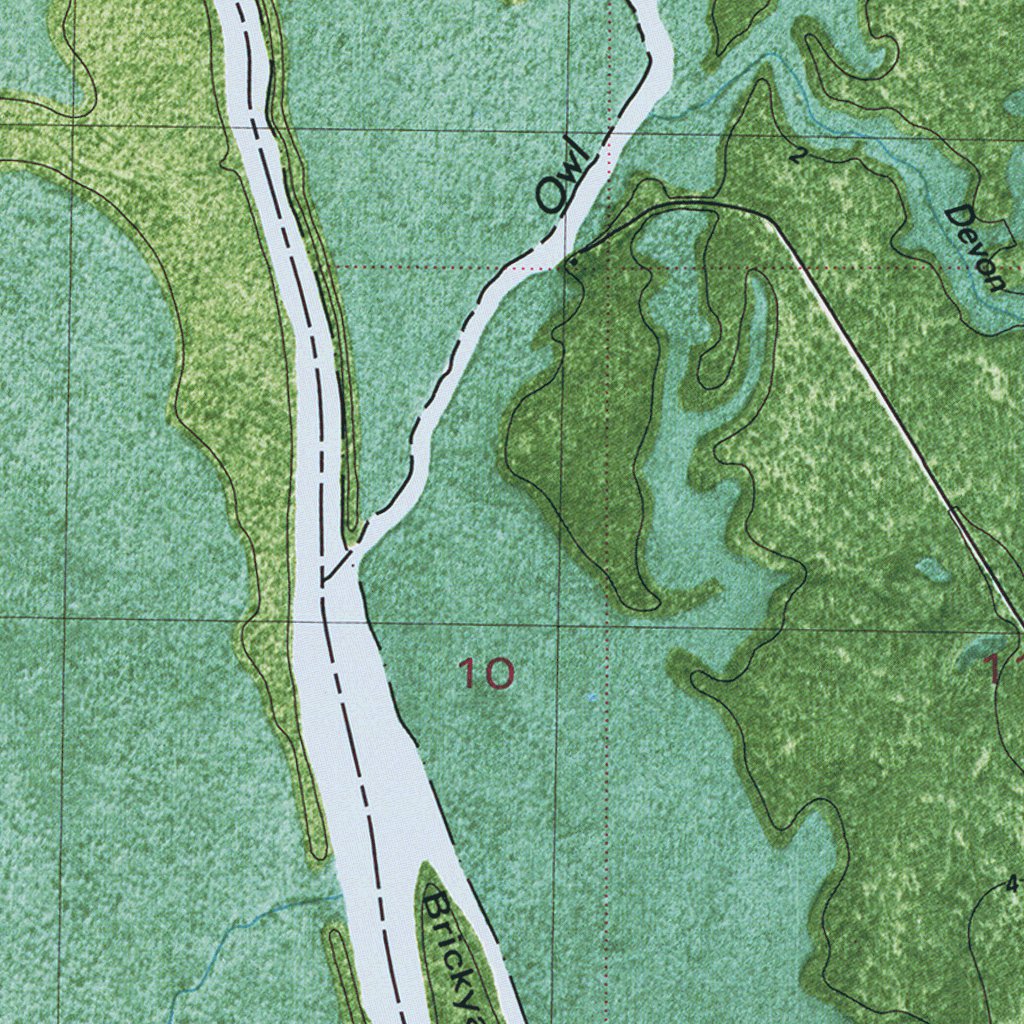 FL-FORBES ISLAND: ORTHOPHOTOMAP 1982 Map by Western Michigan University ...